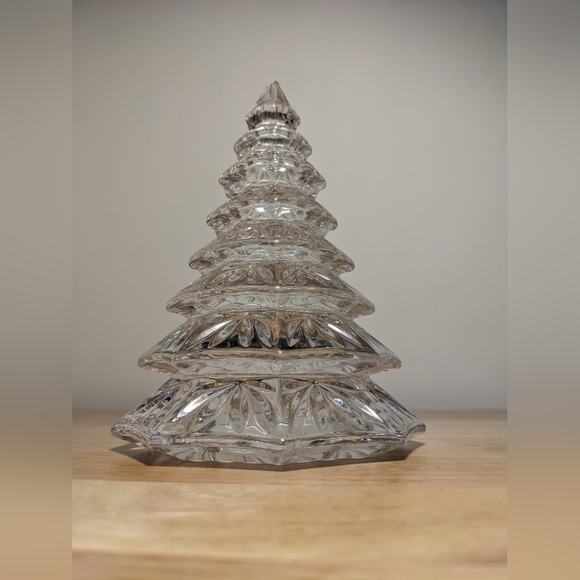Holiday | Waterford Crystal Clear Sculpted Christmasevergreen Tree ...